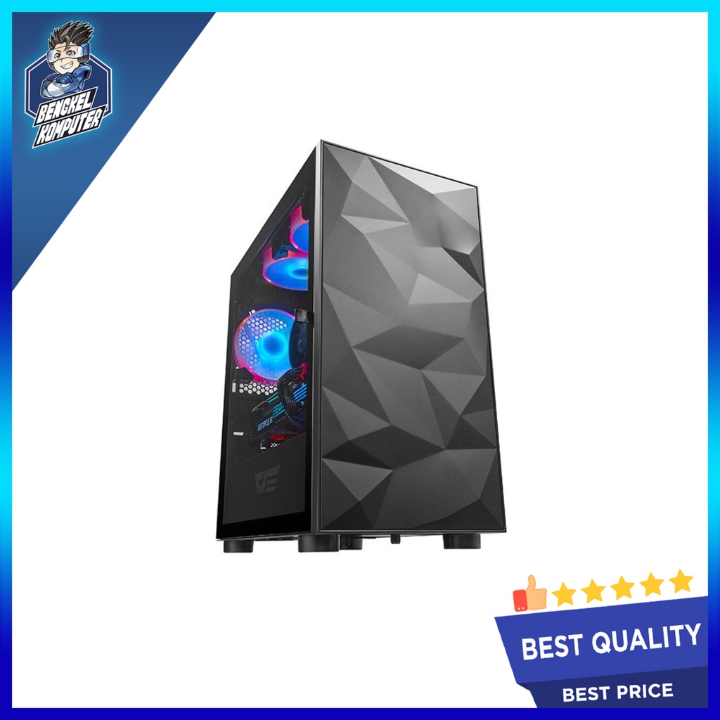 Jual CASING PC DARKFLASH DLM21 BLACK | Shopee Indonesia