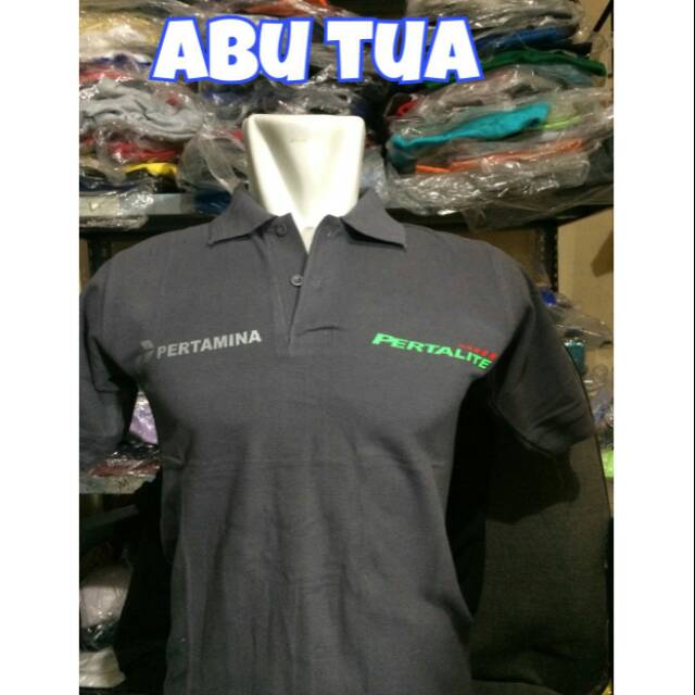 Jual kaos kerah/polo shirt/baju keren PERTAMINA PERTALITE | Shopee ...