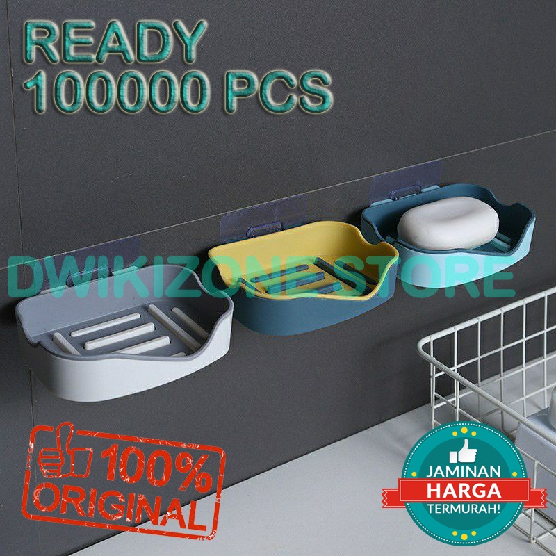 Jual [DZS] TEMPAT SABUN TEMPEL DINDING RAK SOAP MAGIC HOOK TANPA BOR ...