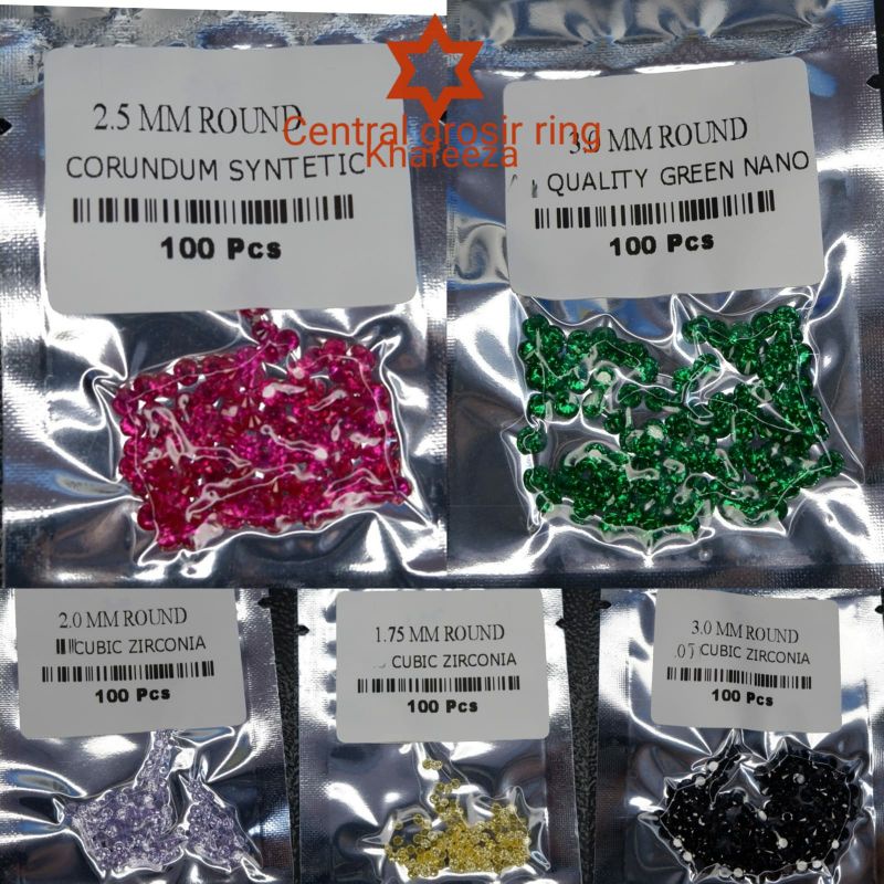 Jual 100pcs 2mm - 3mm Batu Permata Sirkon warna AAA Import Quality Cubic zirconia | Shopee Indonesia