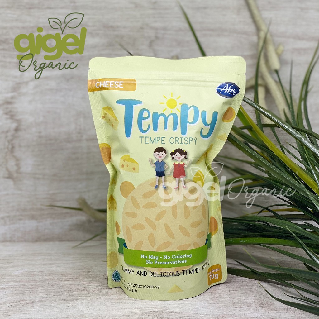 Jual Abe Food Tempy Cheese - Tempe Crispy, 70g, No MSG, Gigel Organic ...