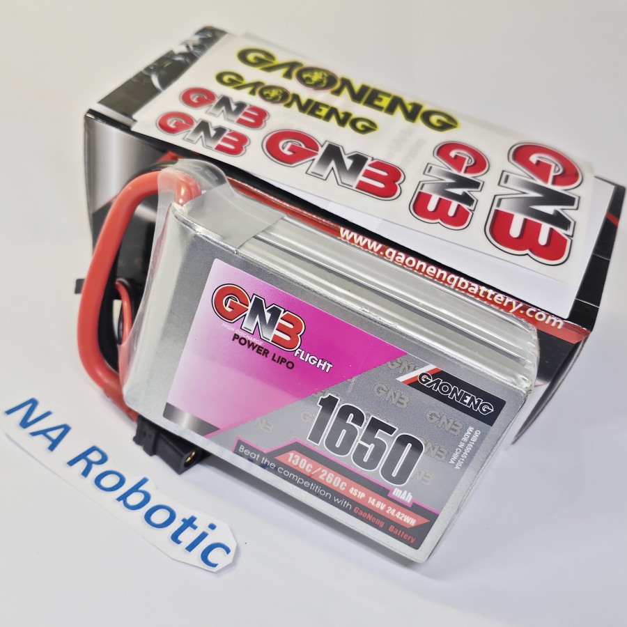 Jual Baterai Lipo GNB 1650mAh 4S 130C XT60 14.8V | Shopee Indonesia