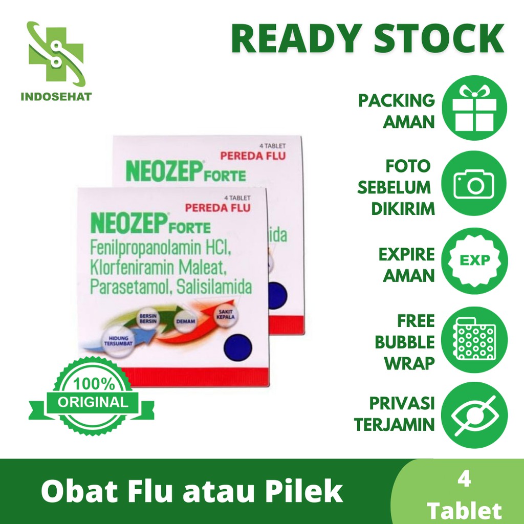 Jual Neozep Forte Per Strip 4 Tablet | Shopee Indonesia