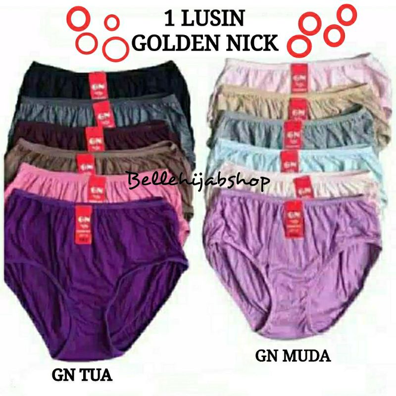 Jual CELANA DALAM LUSINAN GOLDEN NICK / CD WANITA LUSINAN GOLDEN NICK TERMURAH | Shopee Indonesia