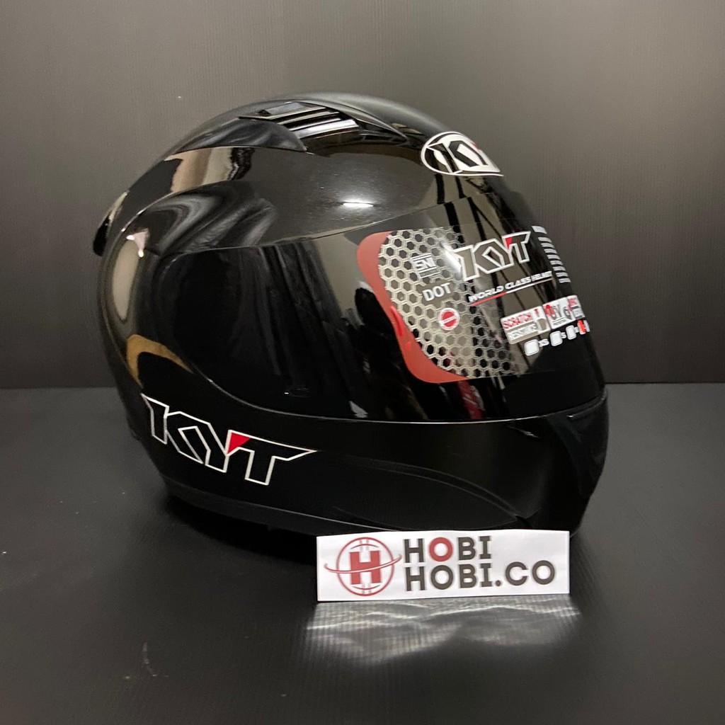 Jual HELM KYT R10 BLACK DOFF KACA SMOKE | KYT R10 | HELM FULL FACE ...