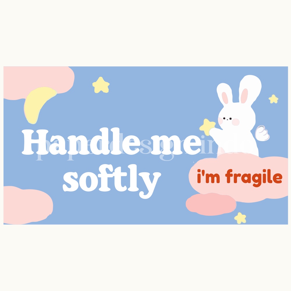 Jual STIKER PAKET UNBOXING | FRAGILE | VIDEO UNBOXING | HANDLE CARE ...