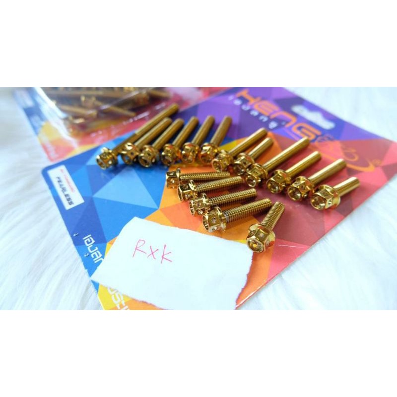 Jual BAUT PROBOLT BLOK MESIN RX KING BAUT BAK MESIN KIRI KANAN SET 17PCS | Shopee Indonesia