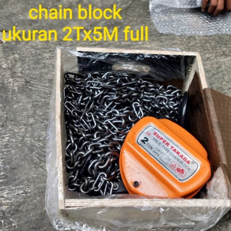 Jual TAKEL GEREK 2 TON x 5 METER - CHAIN BLOCK 2 ton x 5 meter | Shopee ...