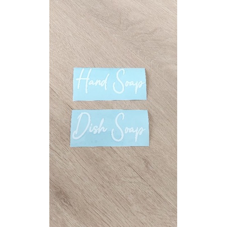 Jual Stiker Cutting Label Dish Soap & Hand Soap | Shopee Indonesia