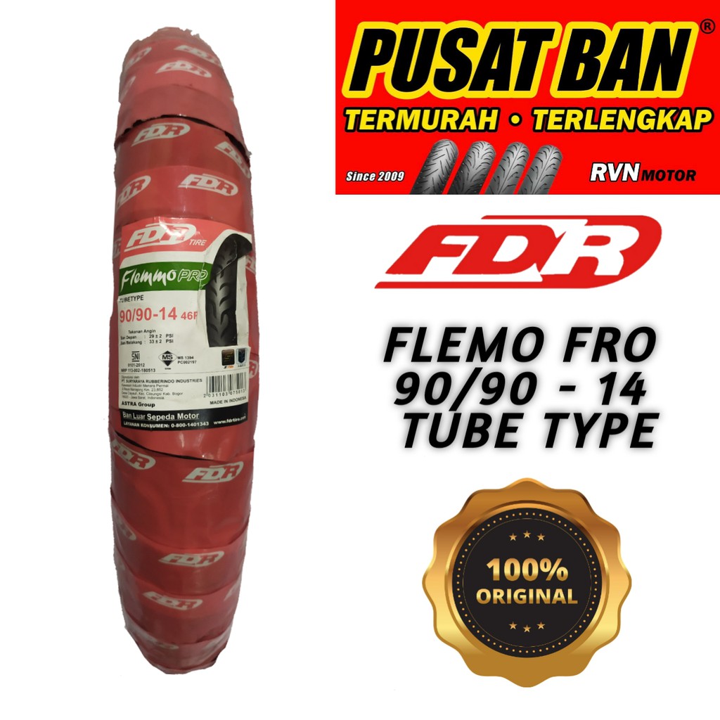 Jual FDR FLEMO 90/90-14 (TUBETYPE) | Shopee Indonesia