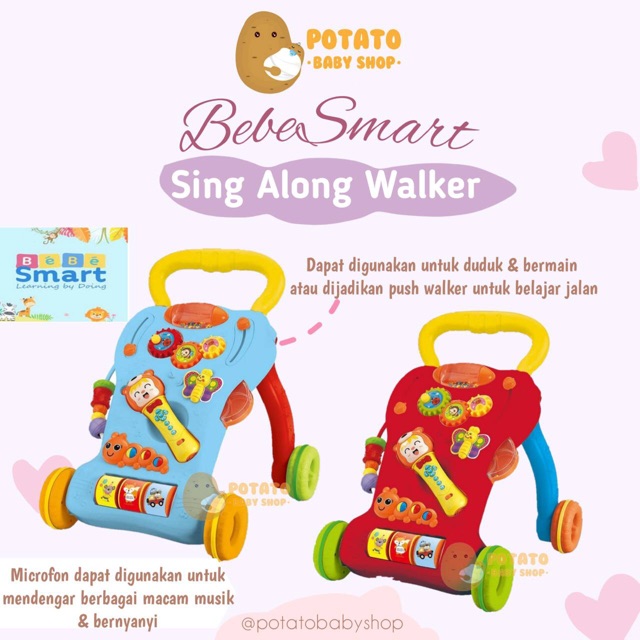 Jual Bebesmart Sing Along Walker / Bebe Smart | Shopee Indonesia