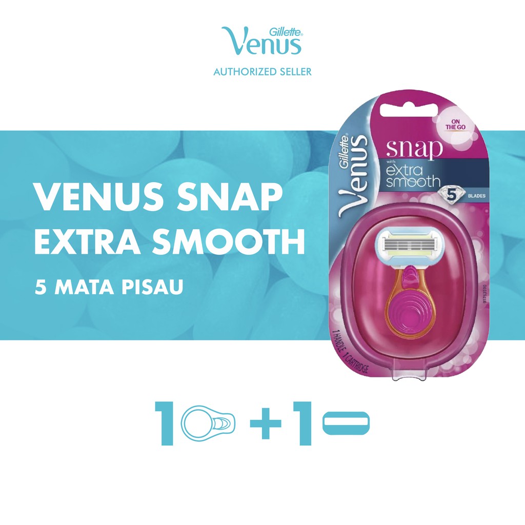 Jual Gillette Venus Alat Cukur Snap Extra Smooth Refill | Shopee Indonesia