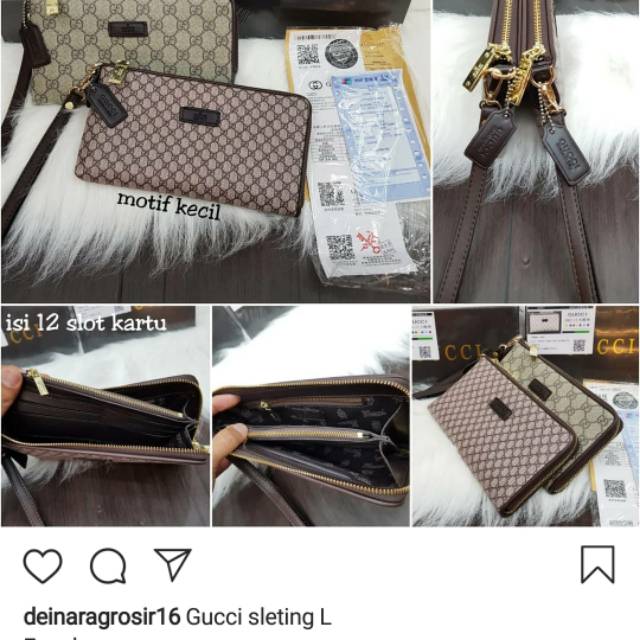 Jual MURAHH DOMPET GUCCI SLETING L | Shopee Indonesia