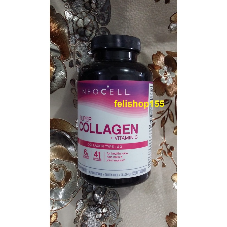 Jual Neocell Super Collagen Type 1&3 Vitamin C ( 250 tablet) | Shopee ...