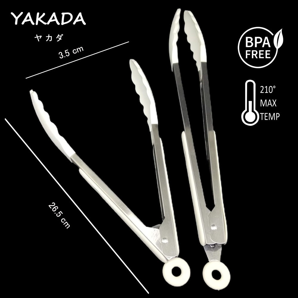 Jual Alat Masak Orinoco Food Tongs Silicon OR203 White Tahan Panas ...