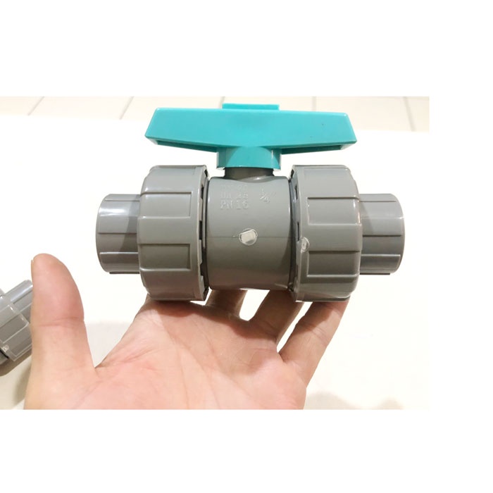 Jual Ball Valve Water mur Pvc CN002 SOLIGEN Varian 1/2" - 3/4" - 1 ...