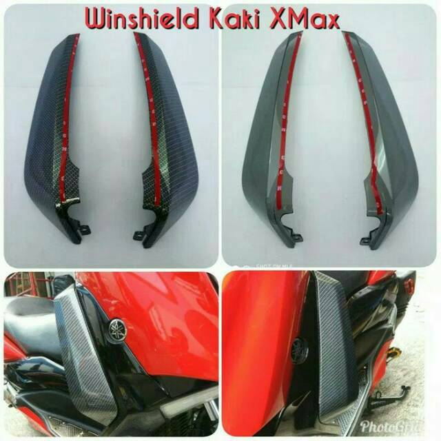 Jual (100% GOOD QUALITY) Winglet Windshield Sayap Kaki Depan carbon ...