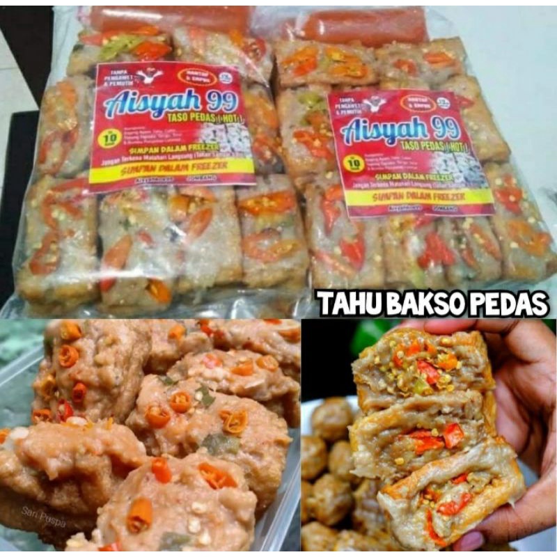 Jual TAHU AYAM/TAHU AYAM PEDAS/CILOT PEDAS/FROZEN FOOD AISYAH/CAP ...