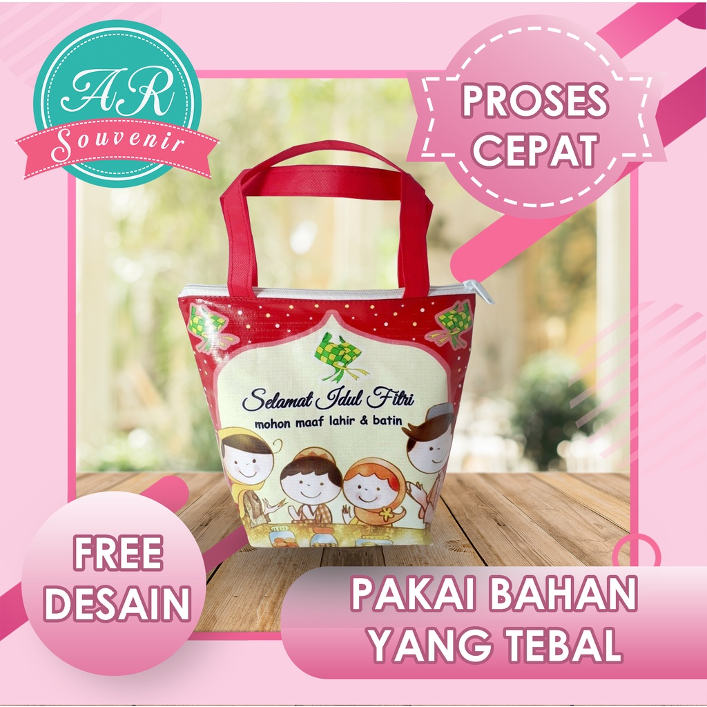 Jual Tas Souvenir Parcel Lebaran Idul Fitri Custom Free Desain Murah ...