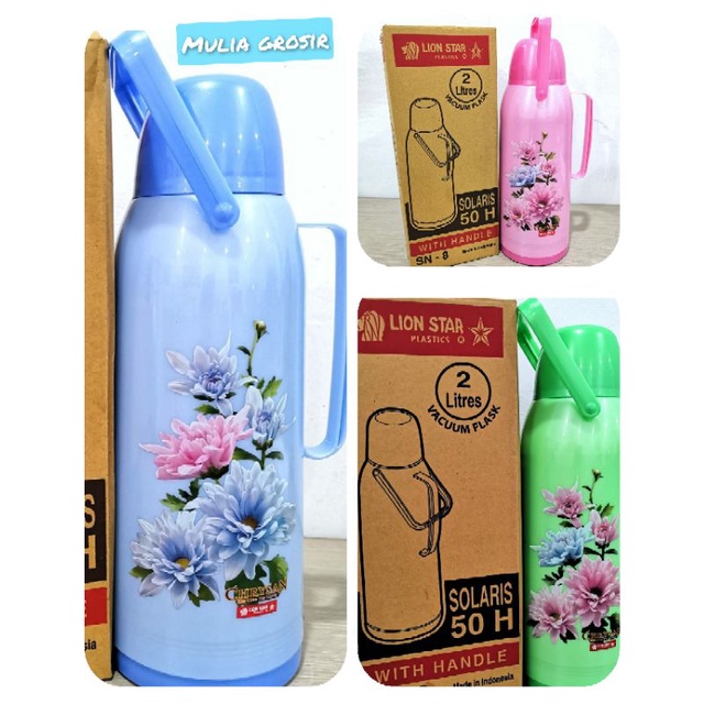 Jual Termos Air Panas Lion Star 2 Liter Solaris 50H | Shopee Indonesia