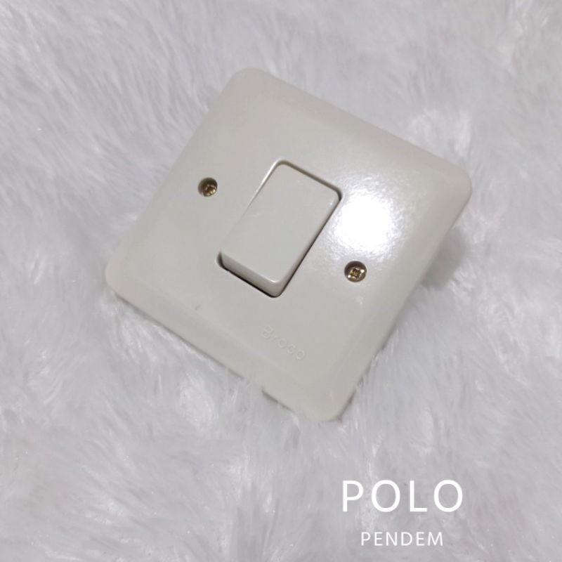 Jual Saklar Engkel Saklar Tunggal Saklar Tanam Merk Broco Gee | Shopee ...