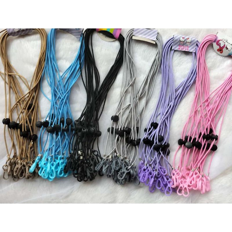 Jual tali masker cewek /cowok strapmask polos,kalung masker utk cowok ...