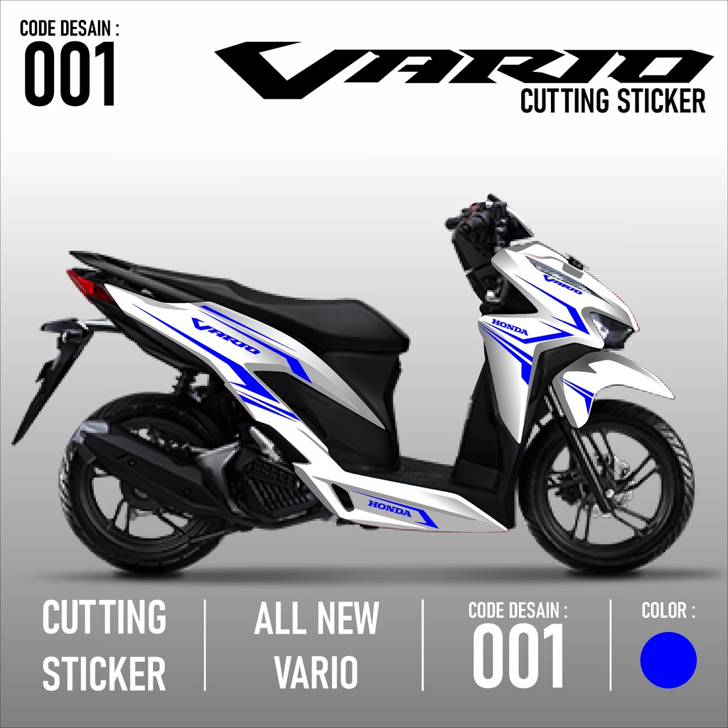 Jual Cutting Sticker Vario 150 & 125 - Aksesoris Motor Stiker Honda Vario New Schotlite Cutting ...