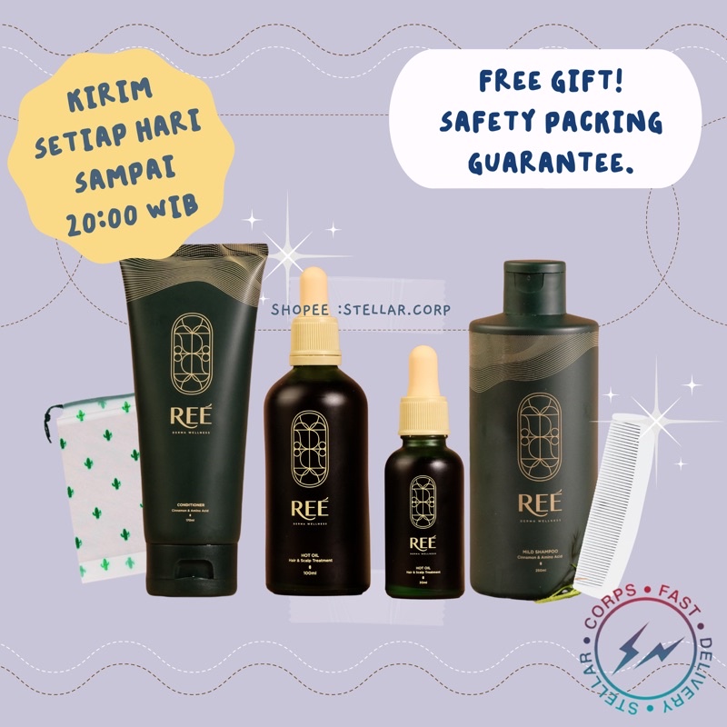 Jual [FRESH STOCK] HOT OIL By REE DERMA SERUM RAMBUT 30ml 100ml ...