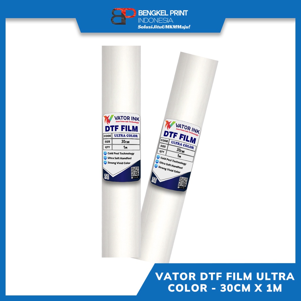 Jual PET FILM DTF VATOR ULTRA COLOR 30CM x 1M | METERAN | Shopee Indonesia