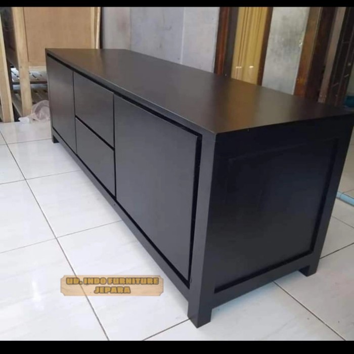 Jual Bufet pendek/ meja Tv kayu jati model minimalis simpel murah ...