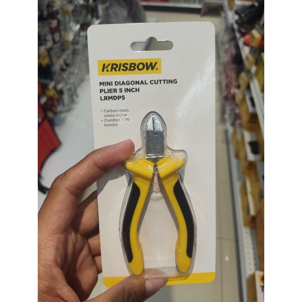 Jual Krisbow tang potong mini/Diagonal cutting plier 5inc | Shopee ...