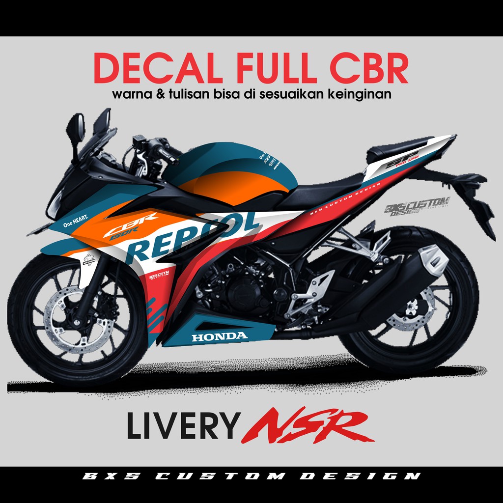 Jual DECAL CBR 150 LIVERY NSR LIMITED EDITION | Shopee Indonesia