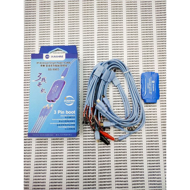 Jual TOOLS KABEL CABLE POWER SUPPLY ANDROID IP SUNSHINE SS-905D + IP 6 - 16 PRO MAX | Shopee ...