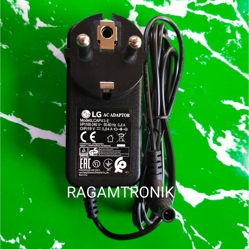 Jual Adaptor LCD/LED Monitor LG 19V-0.84A Original (Colokan Langsung ...