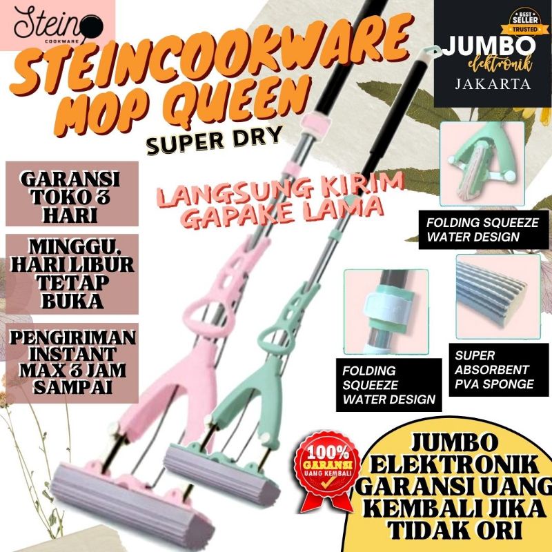 Jual Stein MOP Queen Cookware Alat Pel Sponge Pink Hijau Standing ...
