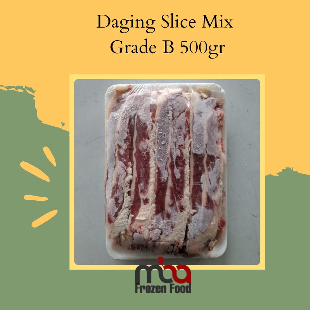 Jual Daging Slice Mix Grade B 500gr - FROZEN FOOD | Shopee Indonesia