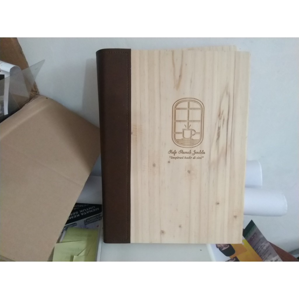 Jual buku menu kayu | Shopee Indonesia