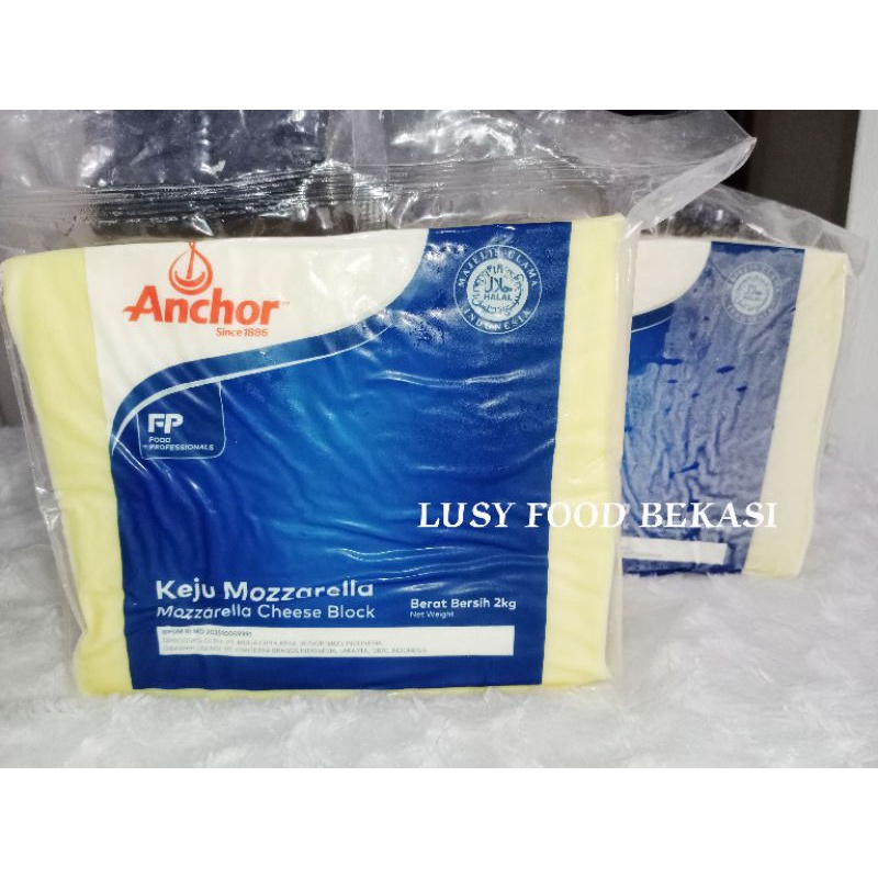 Jual Anchor Mozarella 2kg BPOM HALAL MUI | Shopee Indonesia