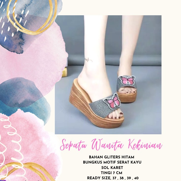 Jual 524 Sandal Remaja Ala Kekinian Masa Kini Murah Ready Sandal Cewek ...