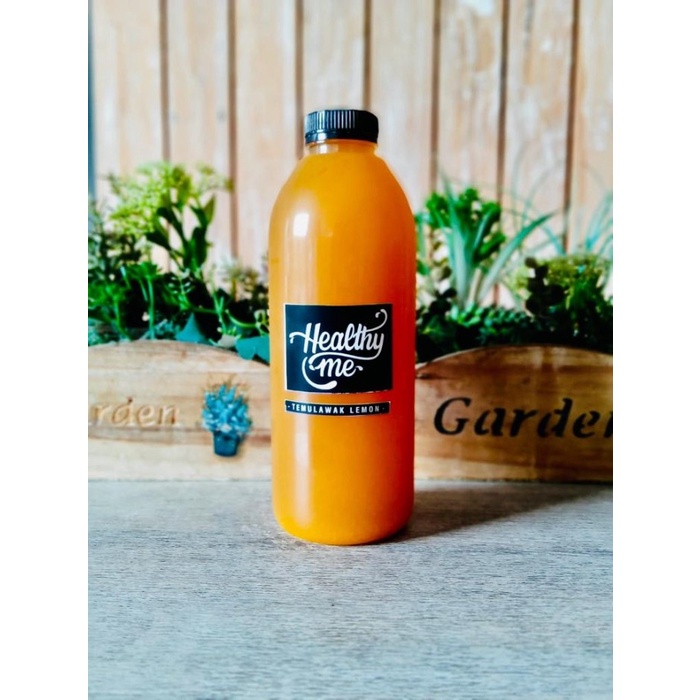 Jual COD Jamu Empon empon / Temulawak Lemon 1 Liter Botol Plastik ...