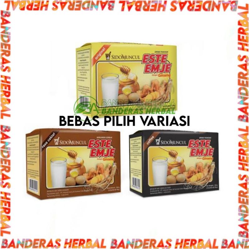 Jual Este Emje Sidomuncul box 5s STMJ Susu Telur Madu Jahe dengan ...