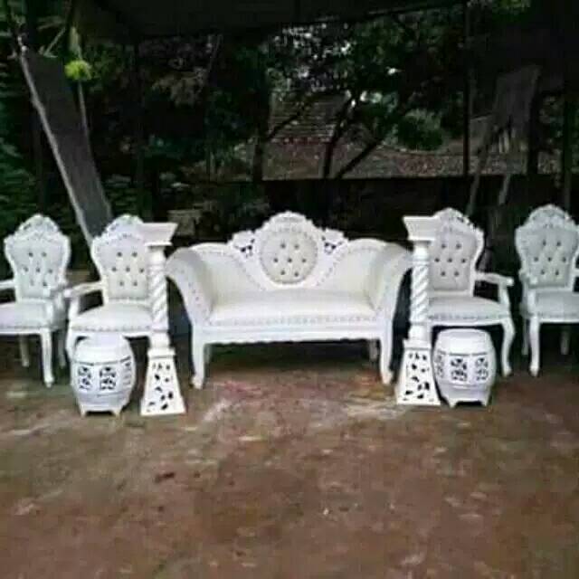 Jual Kursi Sofa Set Pelamin Sofa Oval Mawar kursi jambu dan ...