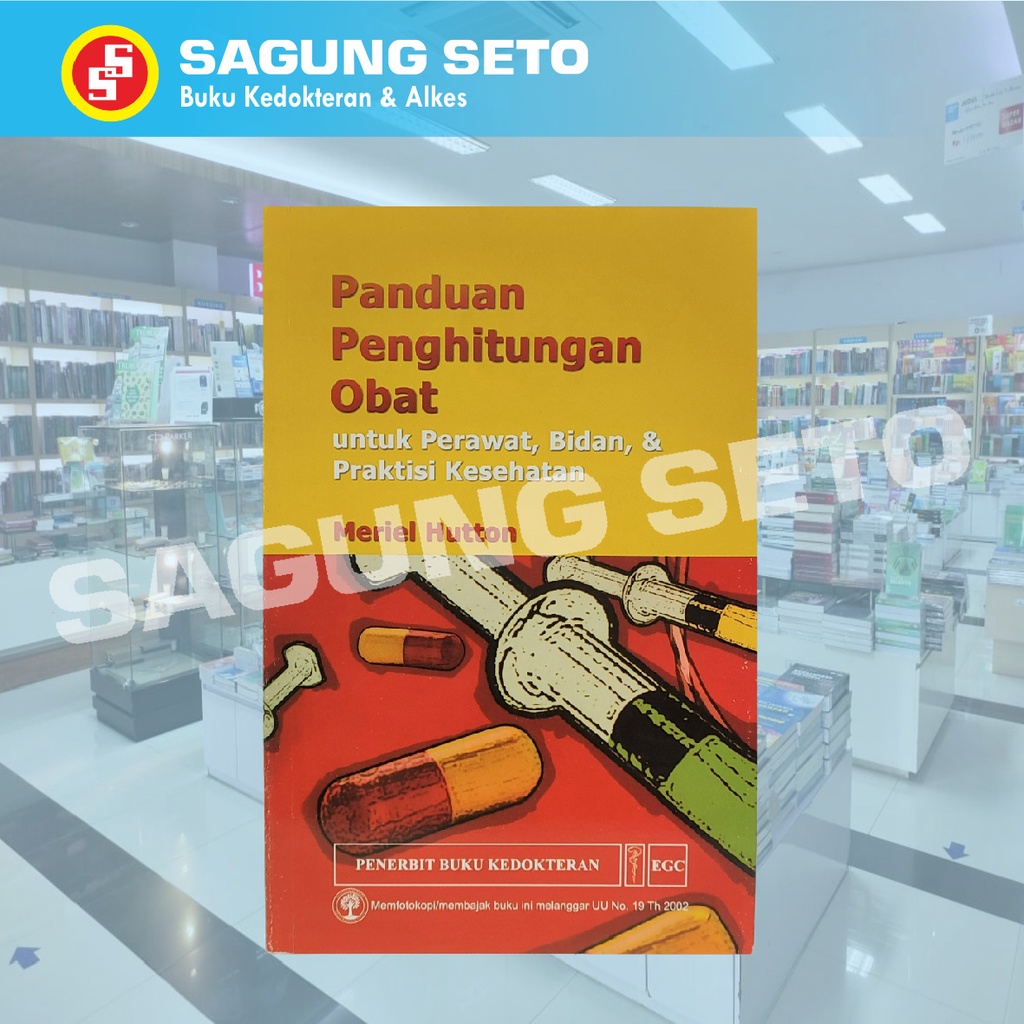 Jual BUKU PANDUAN PENGHITUNGAN OBAT UNTUK PERAWAT,BIDAN,MERIEL HUTTON | Shopee Indonesia