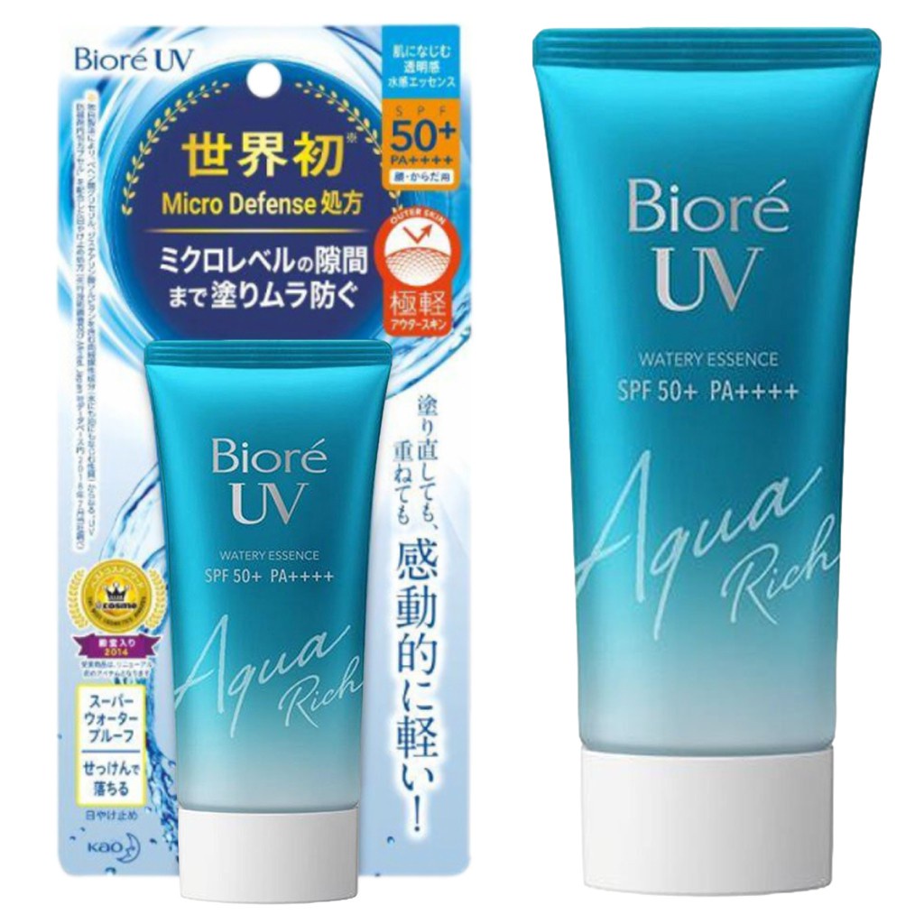 Jual Biore UV Aqua Rich Watery Essence SPF50 50 gr - Sunscreen Biore ...