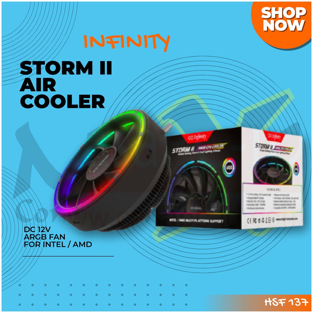 Jual Infinity Storm II Unique Gaming Style Intel AMD Socket ARGB ...