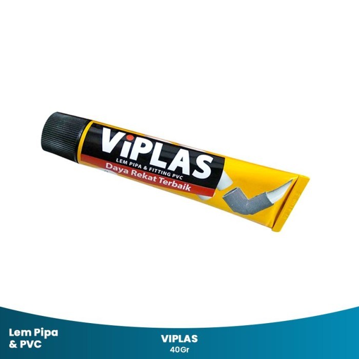 Jual VIPLAS Lem Pipa PVC 40 gr / Lem Fitting pvc / Lem paralon TERMURAH ...
