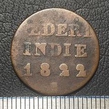 Jual #18.NIS. UANG KUNO / KOIN KUNO 1/4 STUIVER NEDERL INDIE TAHUN 1822 ...