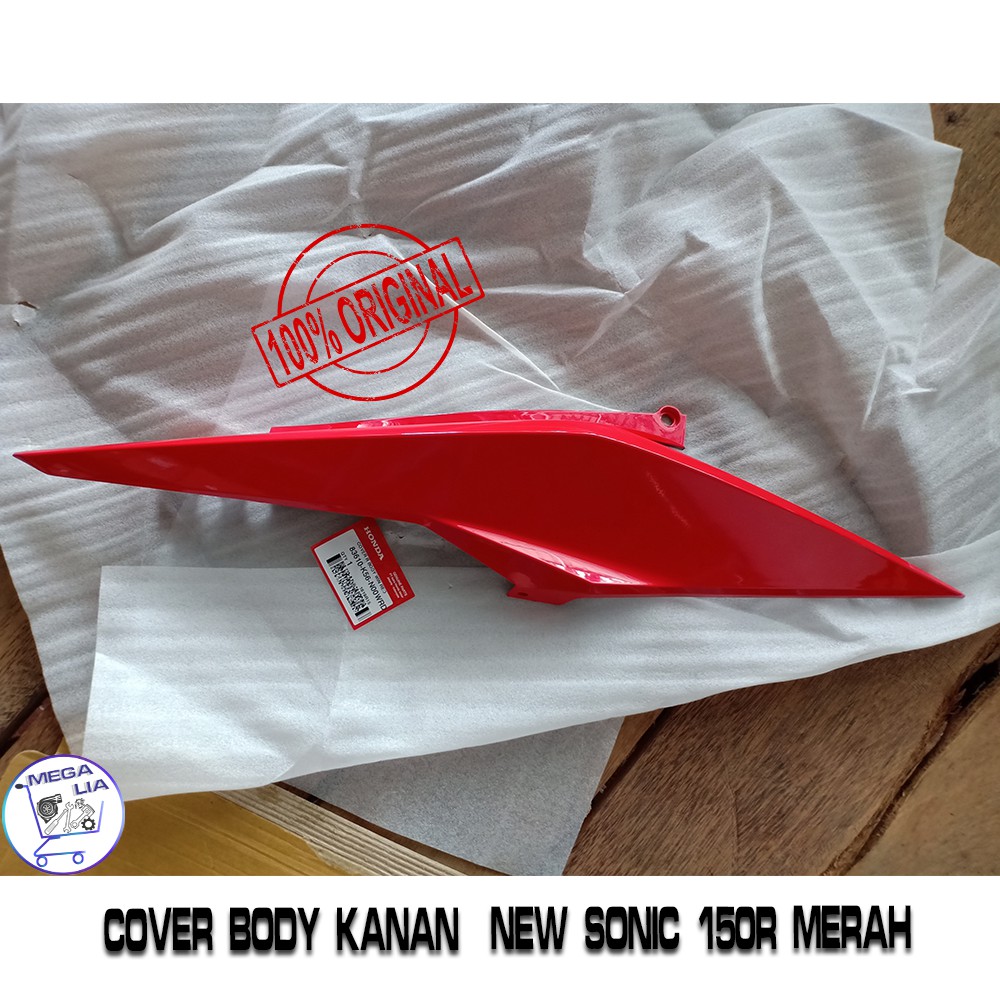 Jual Cover Body Kanan New Sonic 150R Merah 100% ORI HONDA. 83610-K56 ...