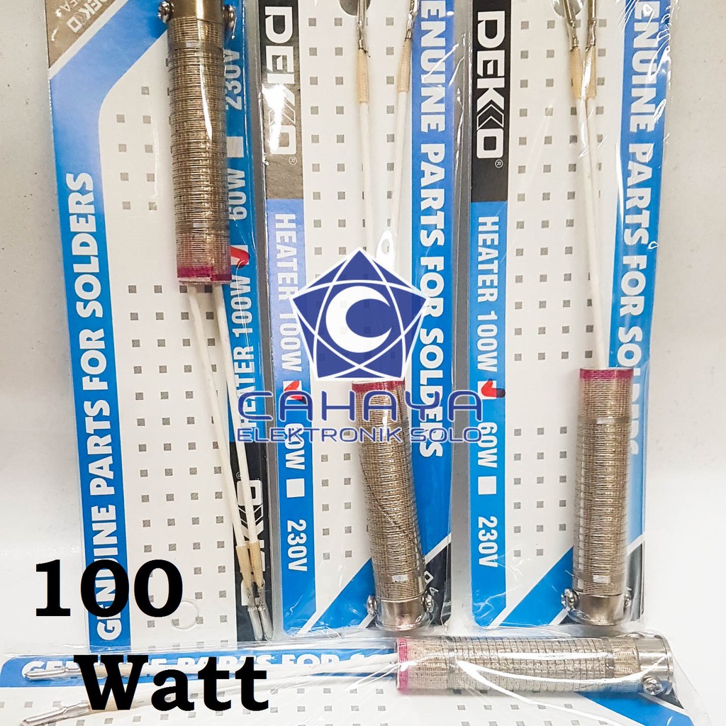 Jual Elemen Solder Dekko 100W Element Deko Watt Original Ori Korea ...