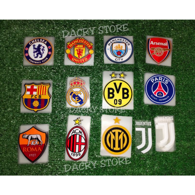 Jual logo bola klub mu city barca dll murah langsung press saja [PRESS ...